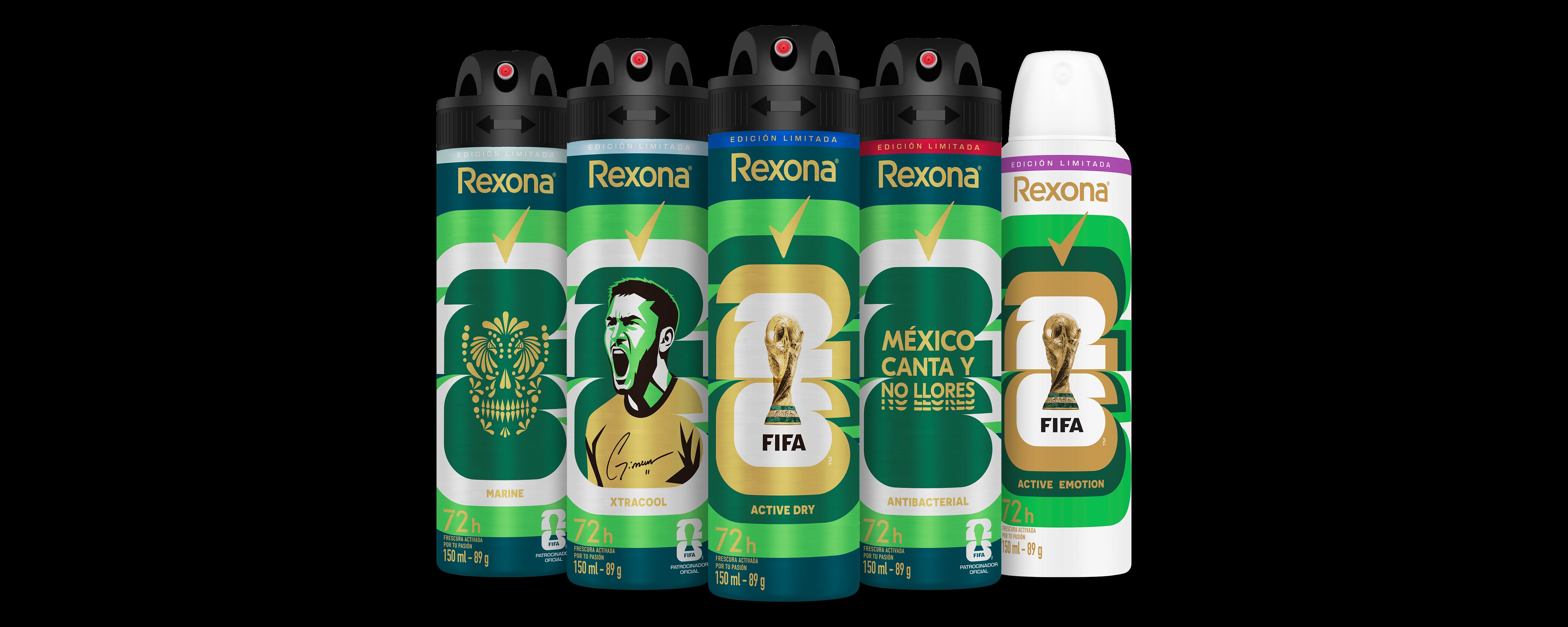REXONA Lanza Ediciones Coleccionables Inspiradas en la Copa Mundial de ...